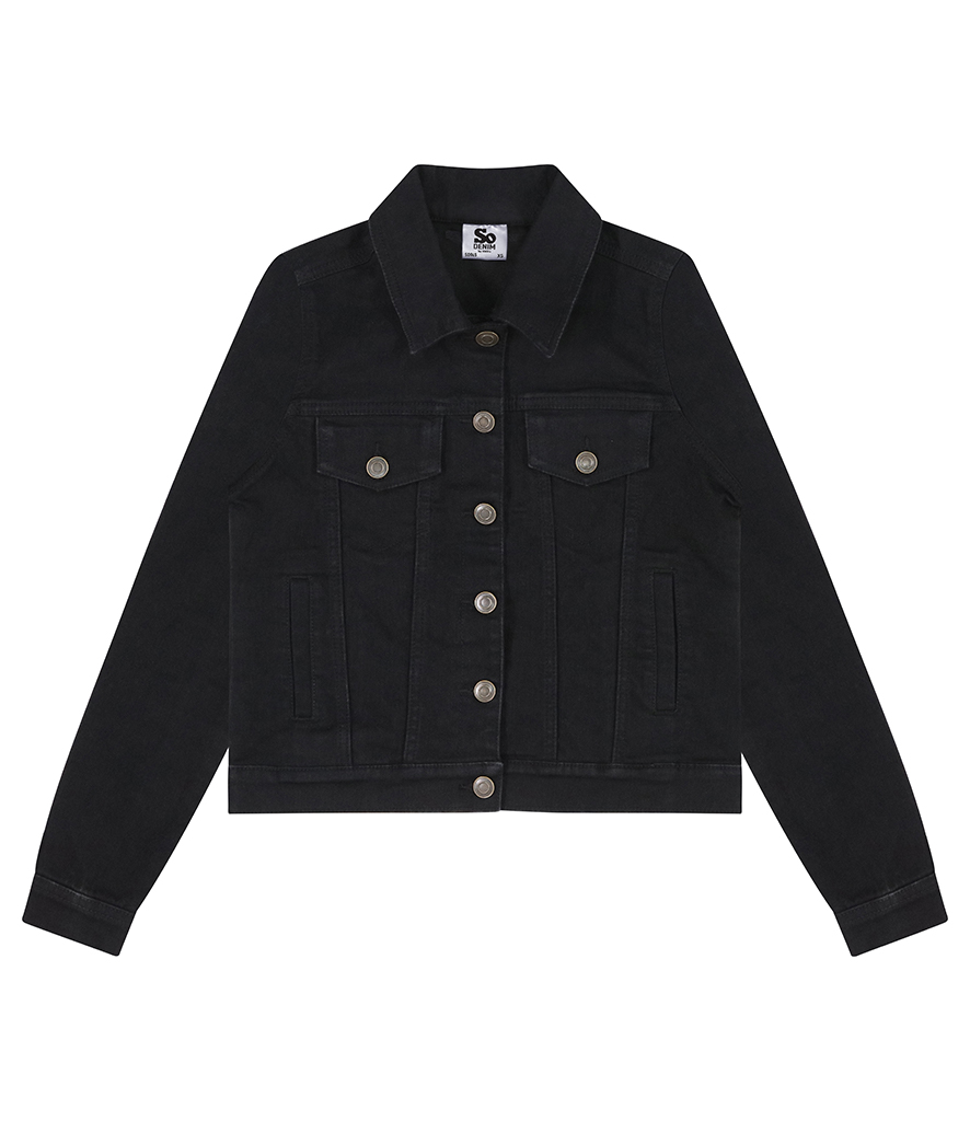 Custom So Denim Ladies Olivia Denim Jacket - SD65 - Embroidered or ...